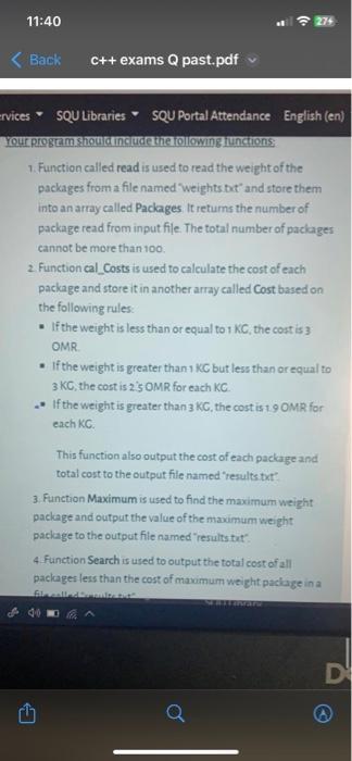 Solved Write a complete \\( \\mathrm{C}++ \\) program that | Chegg.com