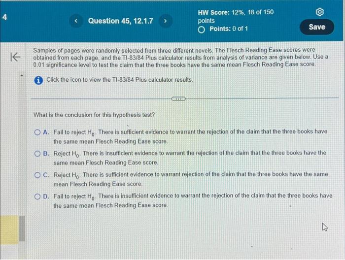 Solved Samples of pages were randomly selected from three | Chegg.com