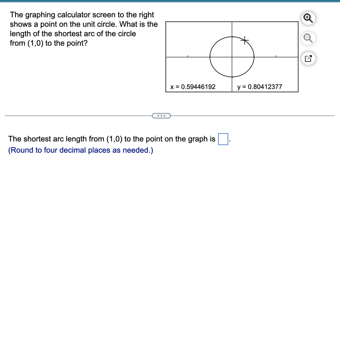 Solved The graphing calculator screen to the right shows a | Chegg.com