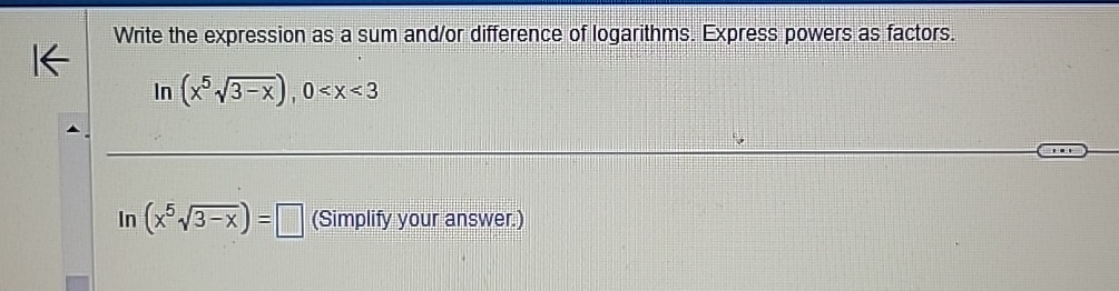 Solved Write the expression as a sum and/or difference of | Chegg.com