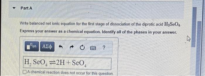 Solved Write balanced net ionic equation for the first stage | Chegg.com