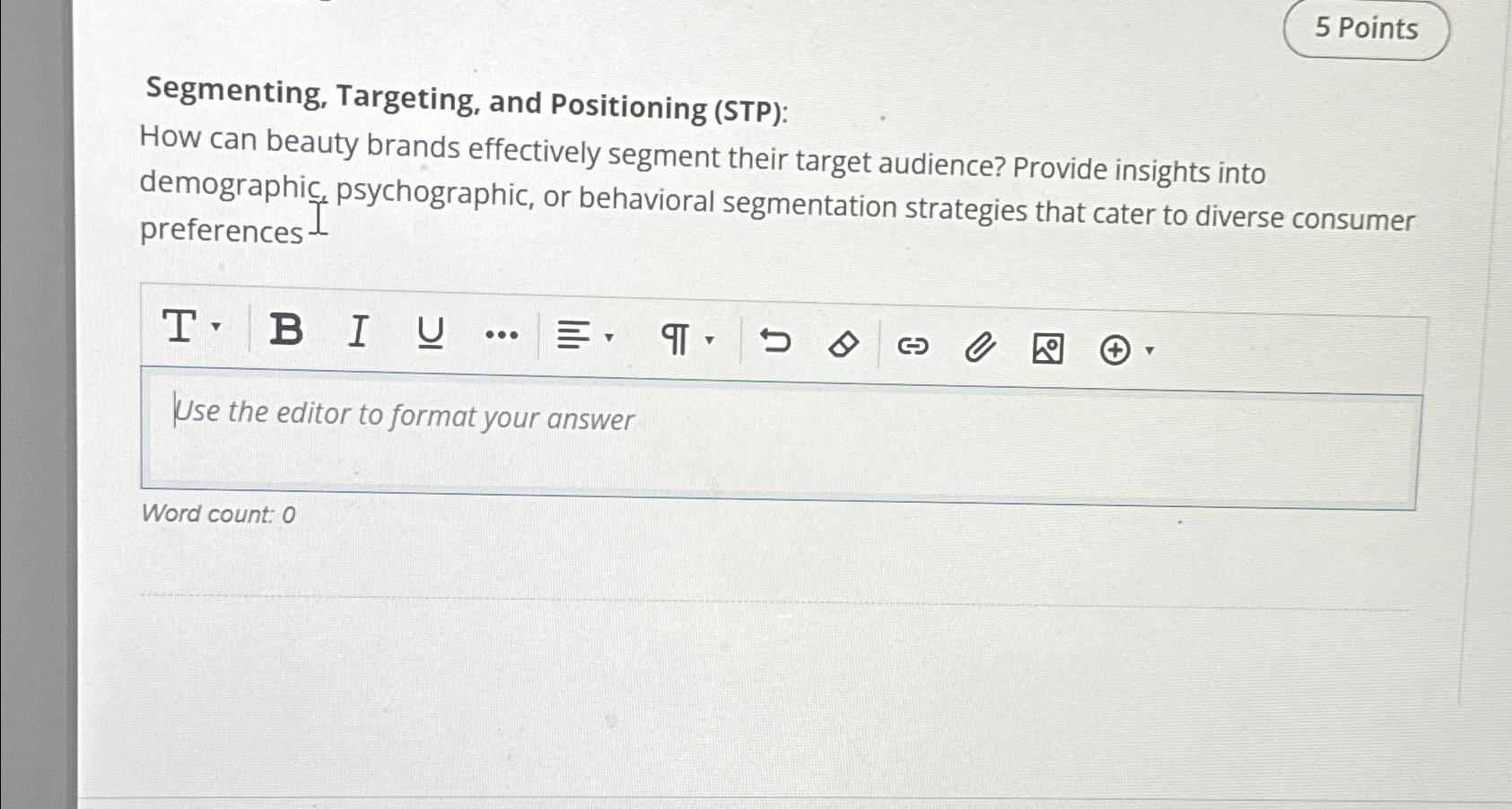 Solved Segmenting, Targeting, and Positioning (STP):How can | Chegg.com