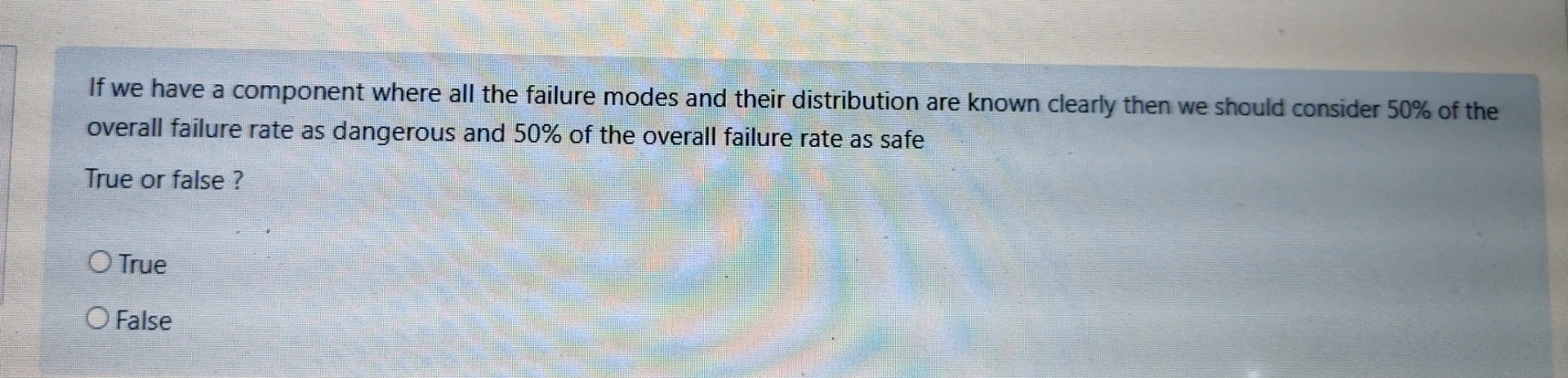 Solved If we have a component where all the failure modes | Chegg.com
