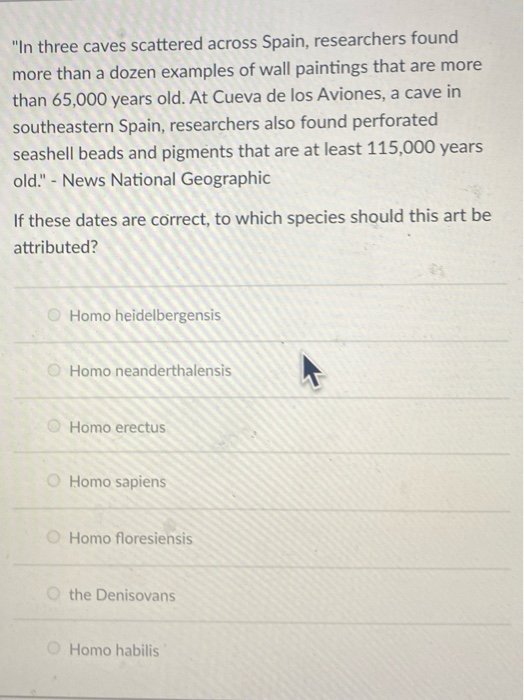 Solved Partial Question 30 2/3 pts The robust Australopiths | Chegg.com