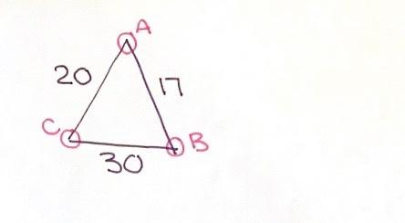 Solved find angle A B and C. | Chegg.com