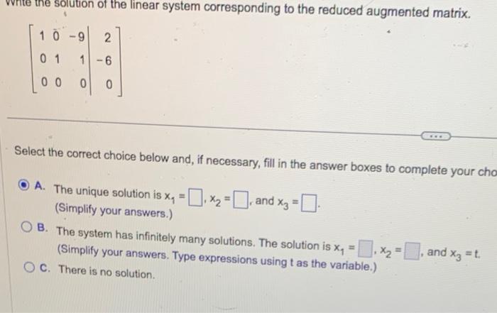 Solved [10−3023] Select the correct choice below and, if | Chegg.com