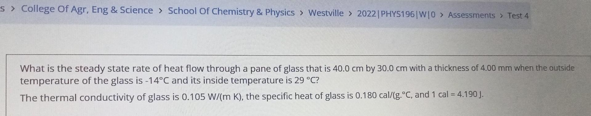 Solved s > College Of Agr, Eng & Science > School Of | Chegg.com