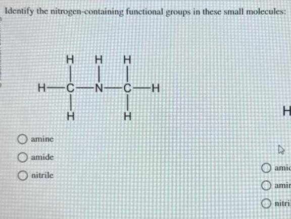 Solved Identify the nitrogen-containing functional groups in | Chegg.com