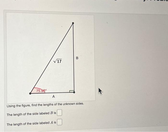 Solved Using the figure, find the lengths of the unknown | Chegg.com