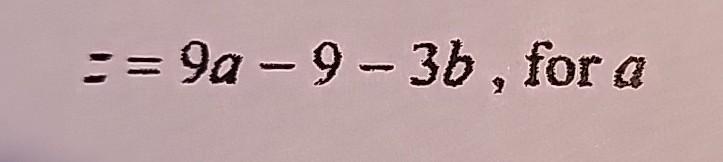 ==9a-9-3b, ﻿for a | Chegg.com