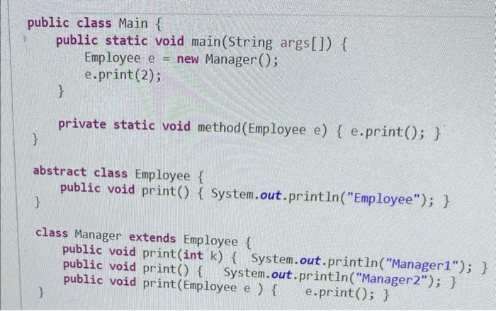 Solved public class Main \{ public static void main(String | Chegg.com