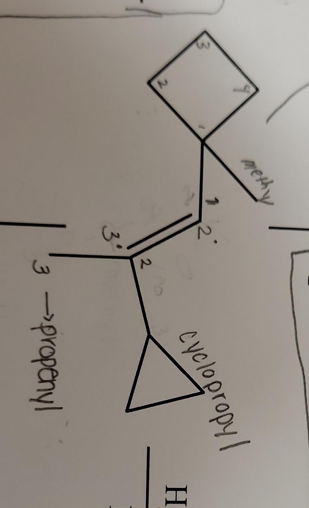 Solved Name the starting compound (completely ... include | Chegg.com