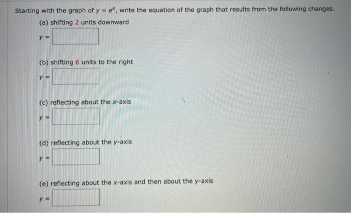 Solved Find an expression for the function whose graph is | Chegg.com
