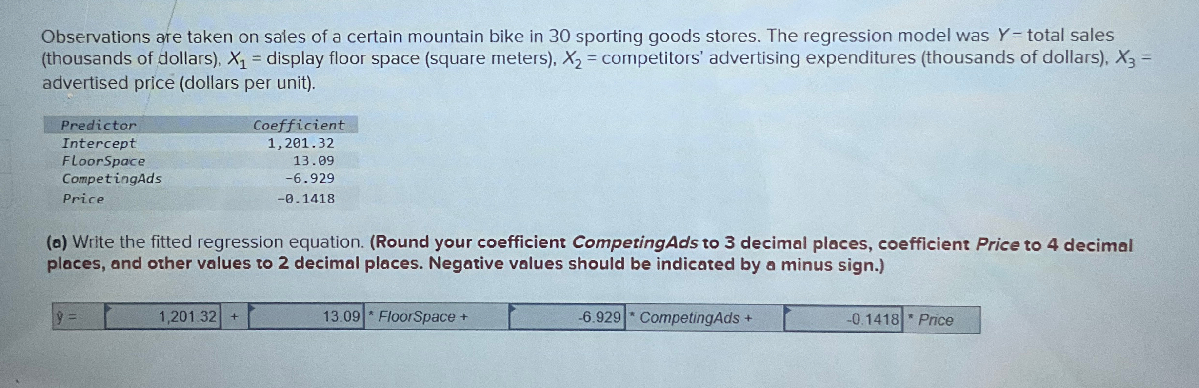 Solved Section Exercise 13-2 (Algo)Observations are taken on | Chegg.com