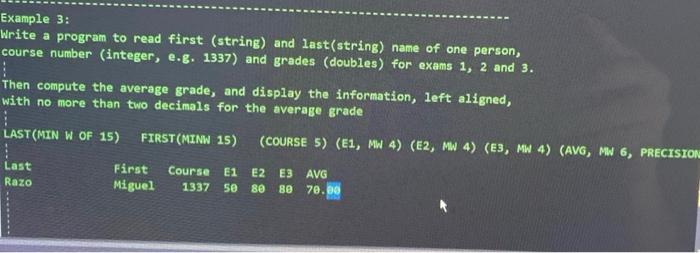 Solved create a flow chart for the code and the completed | Chegg.com