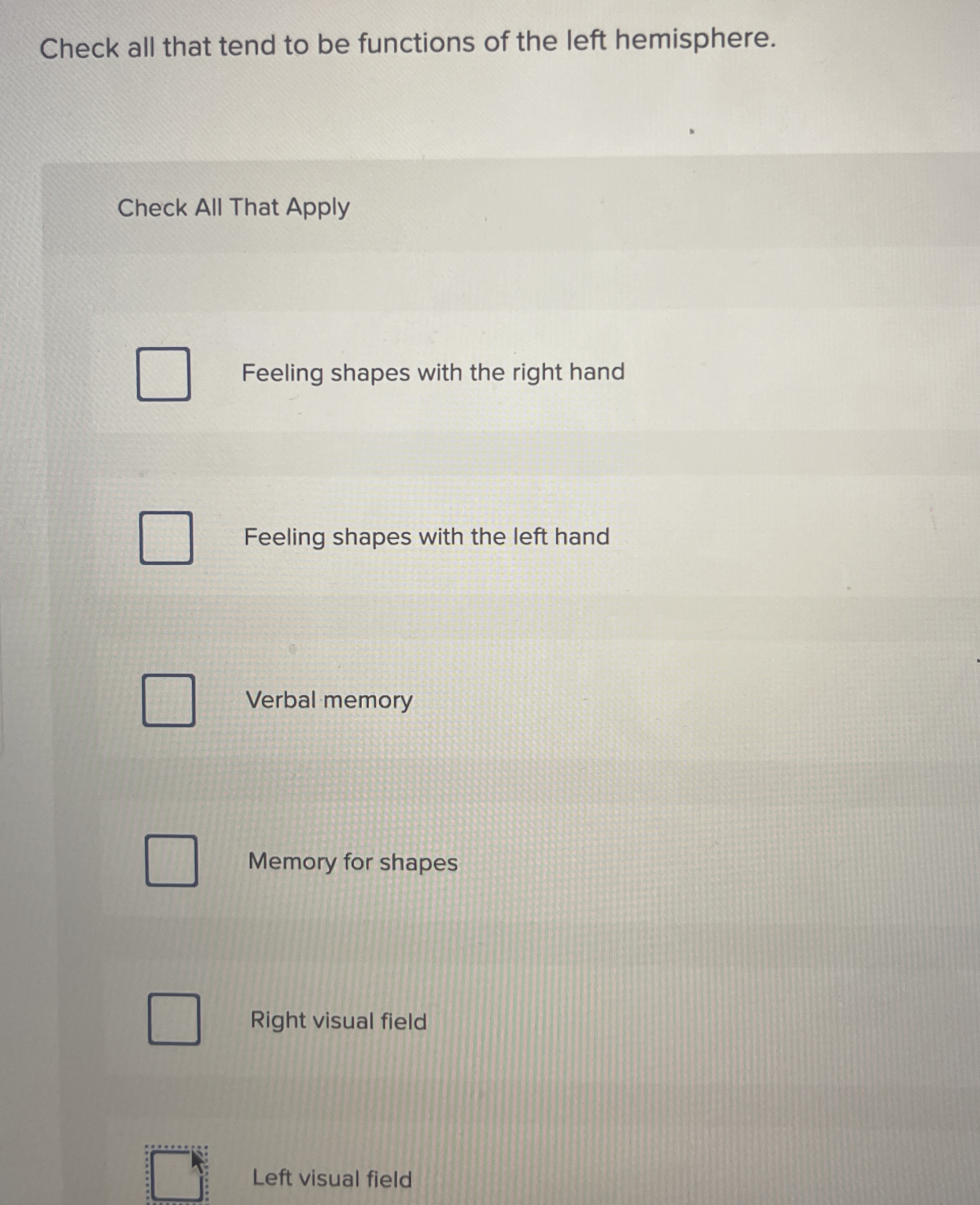 Solved Check all that tend to be functions of the left | Chegg.com
