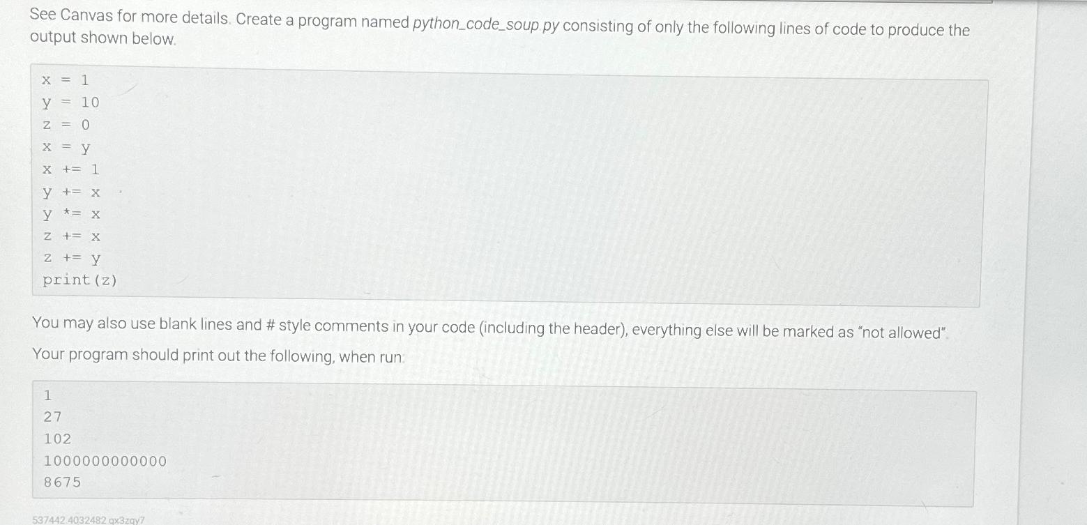 Solved See Canvas for more details. Create a program named | Chegg.com