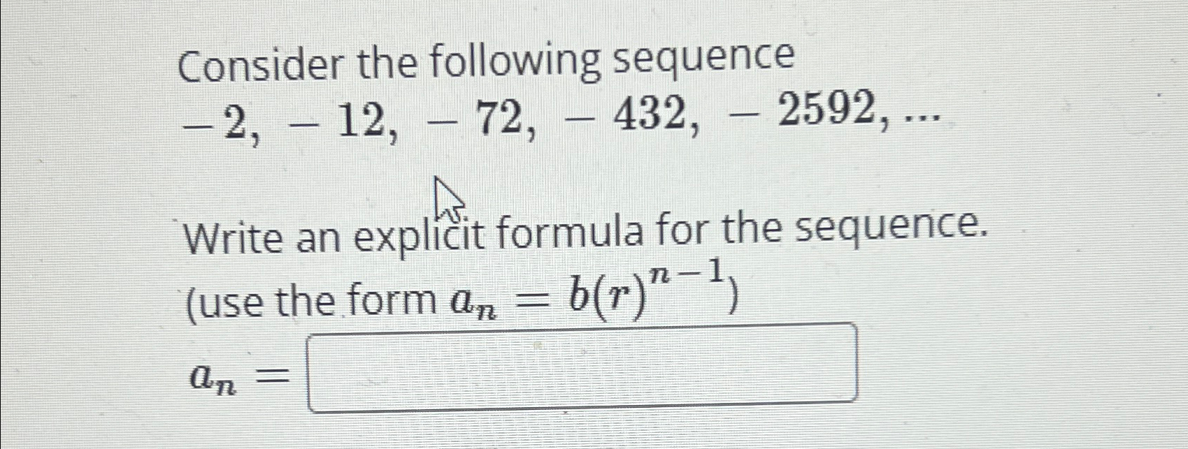 Solved Consider the following | Chegg.com
