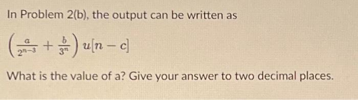 Solved Problem 2 (Computing IIR DT system outputs). Consider | Chegg.com