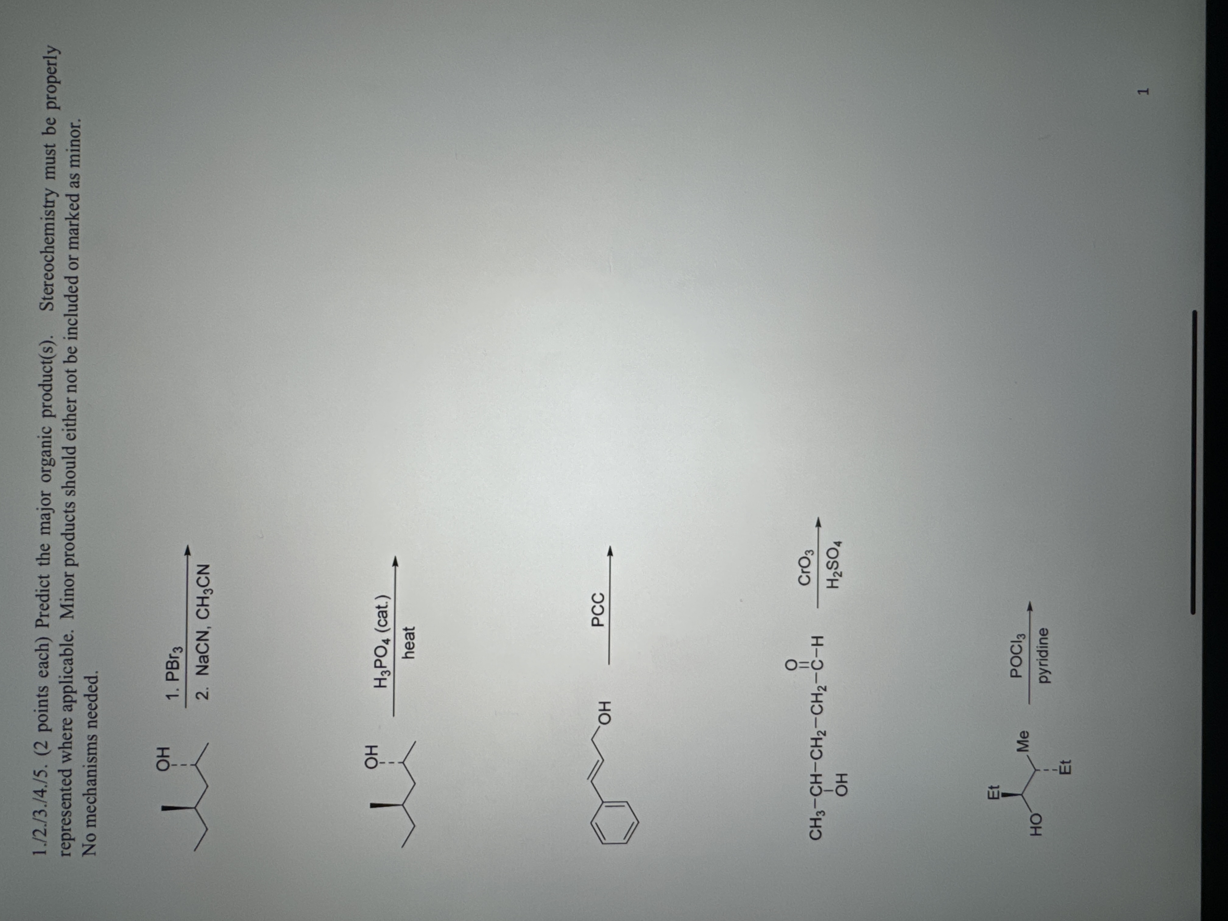 Solved (1.)/(2.)()/()(3.)/(4.)()/(5.) (2 ﻿points each) | Chegg.com