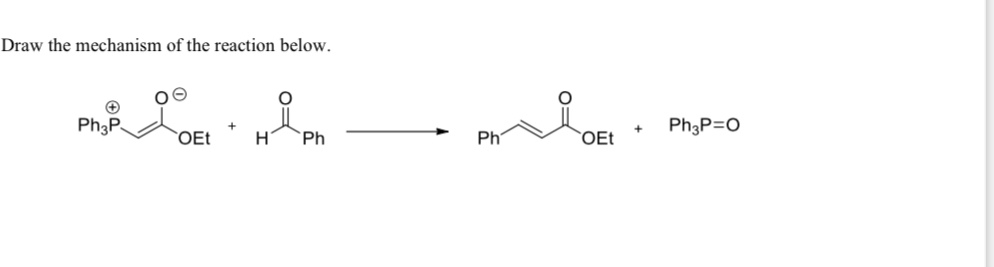 Solved Draw the mechanism of the reaction below | Chegg.com