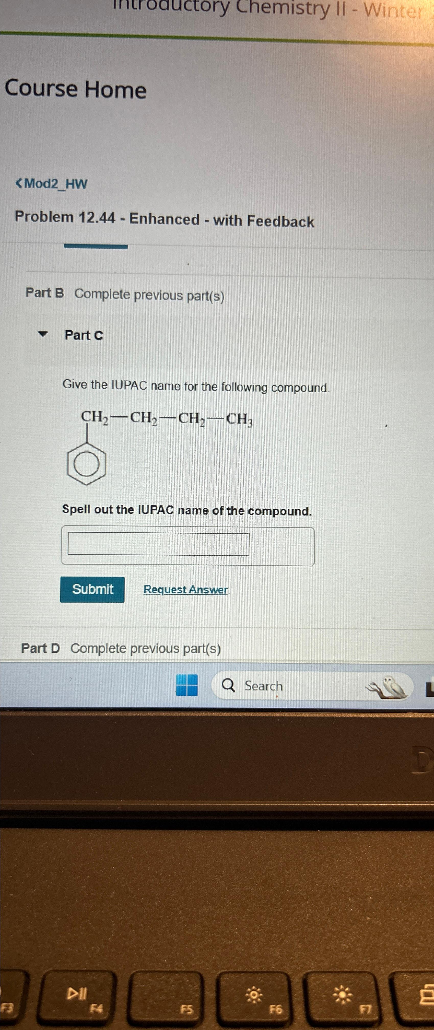 Solved Course Home | Chegg.com