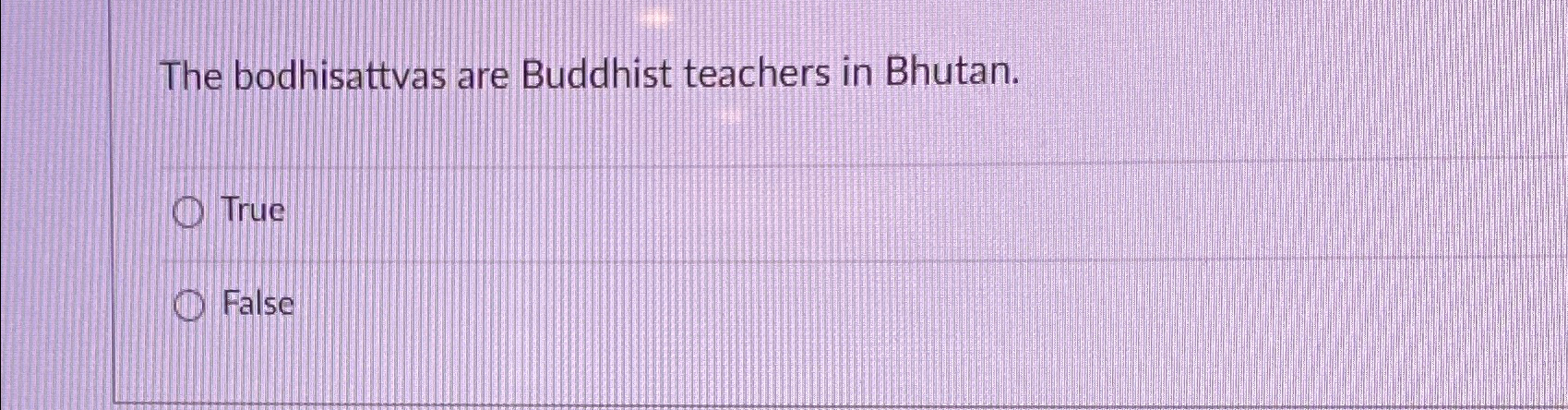 Solved The bodhisattvas are Buddhist teachers in | Chegg.com