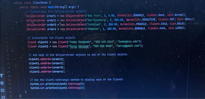 Solved I have already maid the main class and attached it, | Chegg.com