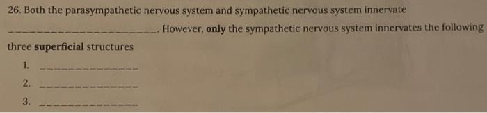 Solved 28. Summarize the pathway of preganglionic | Chegg.com