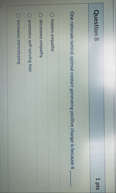 Solved Question 81 ﻿ptsOne rationale behind optimal contact | Chegg.com