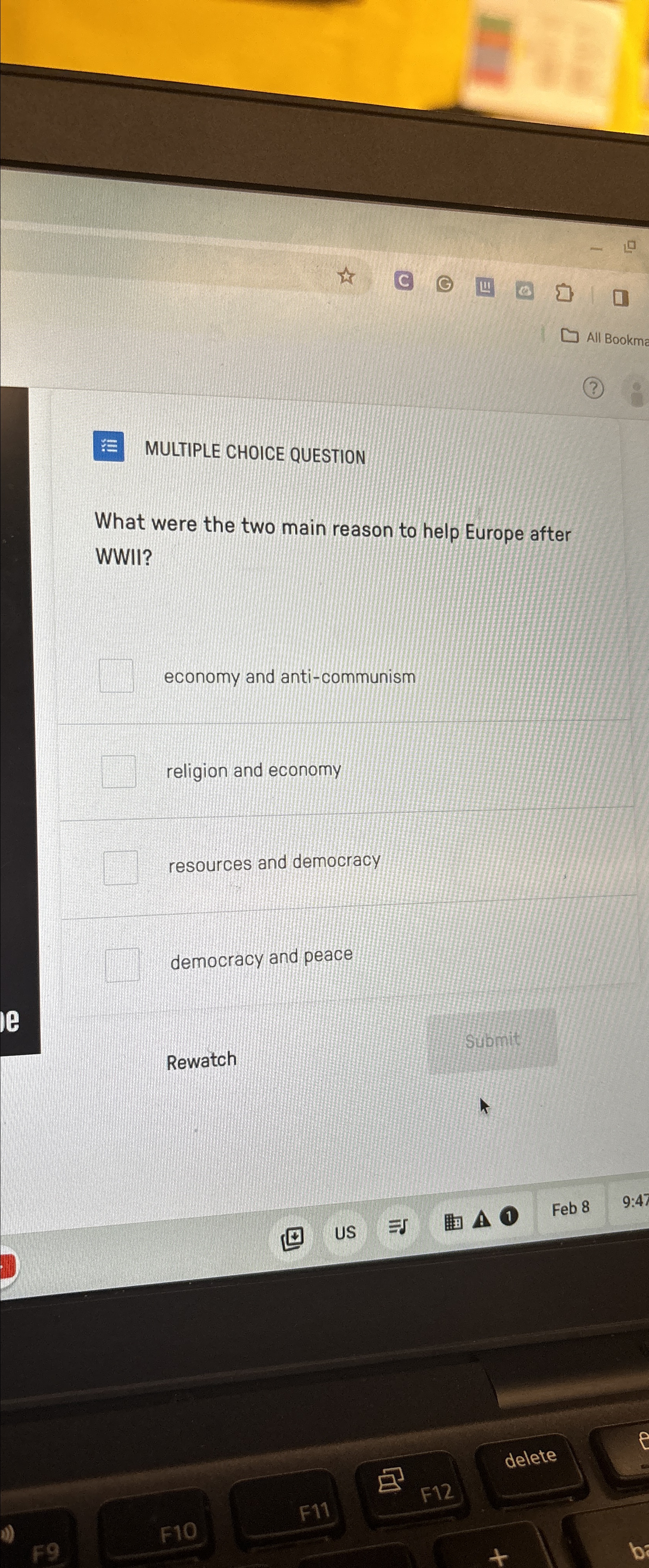 MULTIPLE CHOICE QUESTIONWhat were the two main reason | Chegg.com