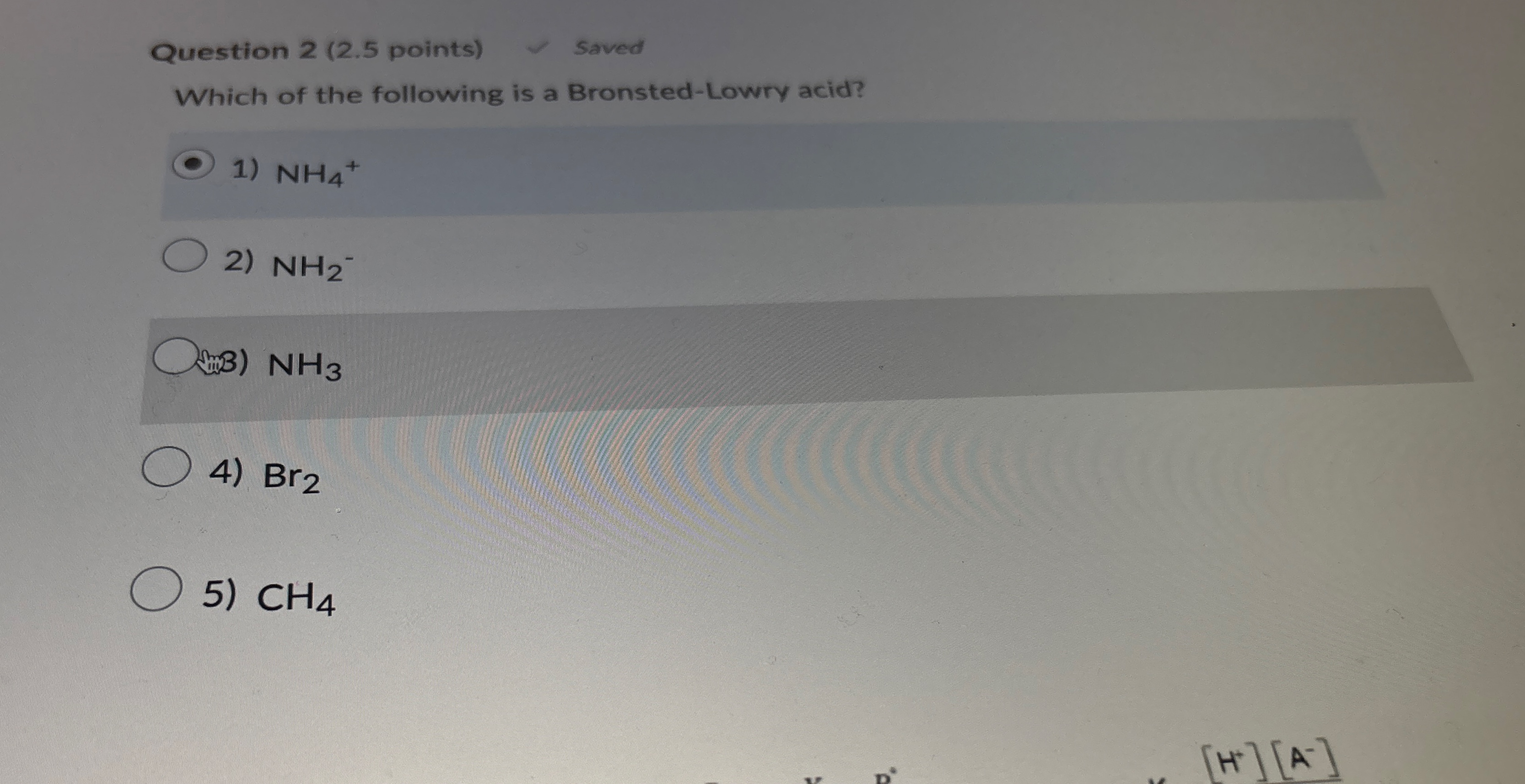 Solved Question 2 (2.5 ﻿points)SavedWhich of the following | Chegg.com