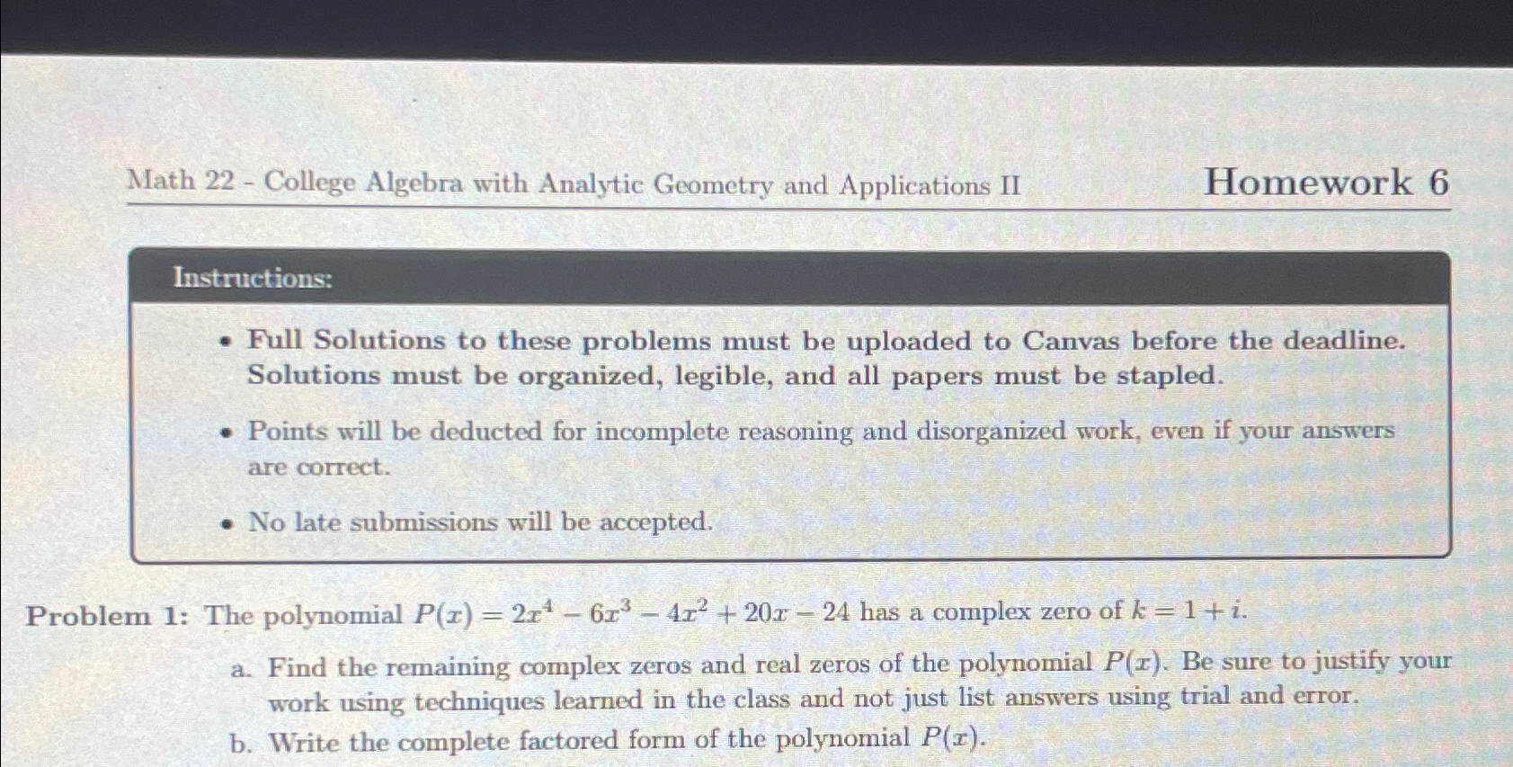 Solved Math 22 - ﻿College Algebra with Analytic Geometry and | Chegg.com