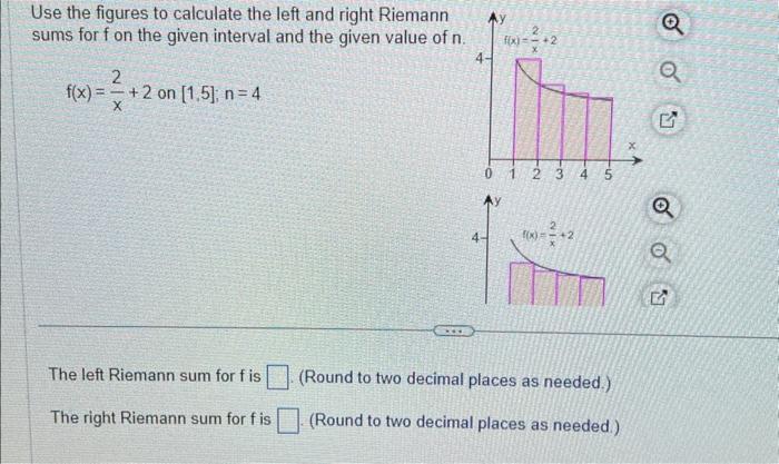 Solved Use the figures to calculate the left and right | Chegg.com