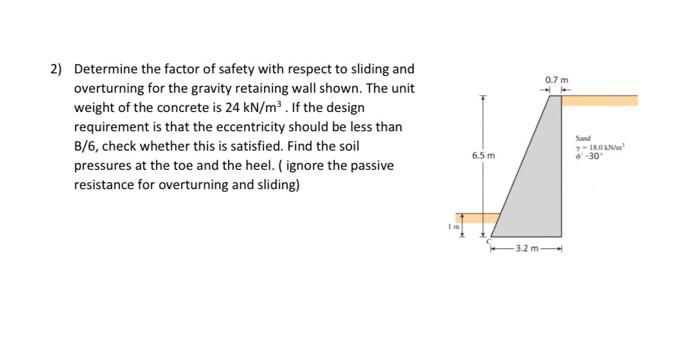Solved 2) Determine the factor of safety with respect to | Chegg.com