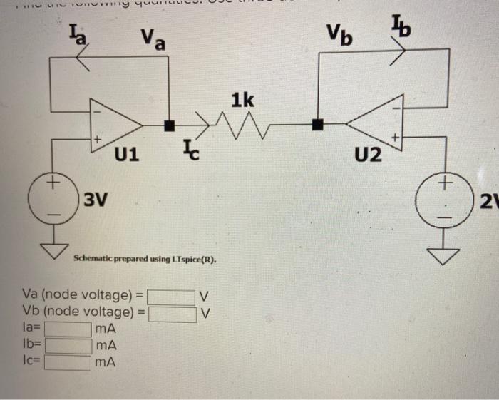 Solved Ideal Operational Amplifier Circuit Analysis The | Chegg.com