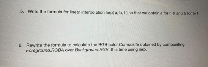 Solved 3. What color and opacity is "255, 0, 0, 64"? 4. | Chegg.com