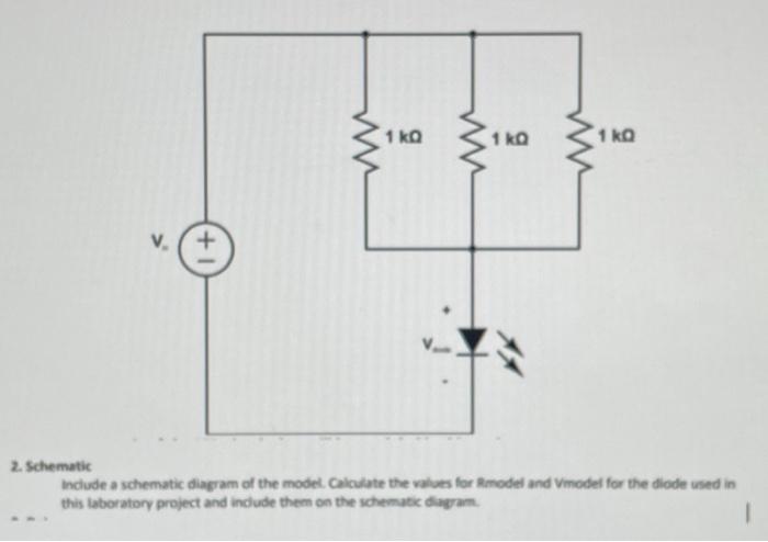 Solved Calculate the values for Rmodel and Vmodel for the | Chegg.com