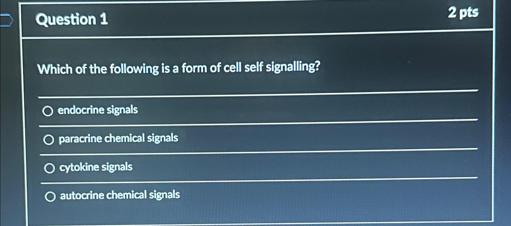 Solved Question 12 ﻿ptsWhich of the following is a form of | Chegg.com