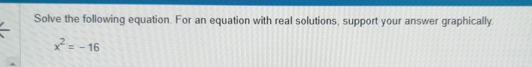 Solved Solve the following equation. For an equation with | Chegg.com