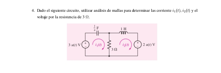 Solved Dado el siguiente circuito, utilizar análisis de | Chegg.com