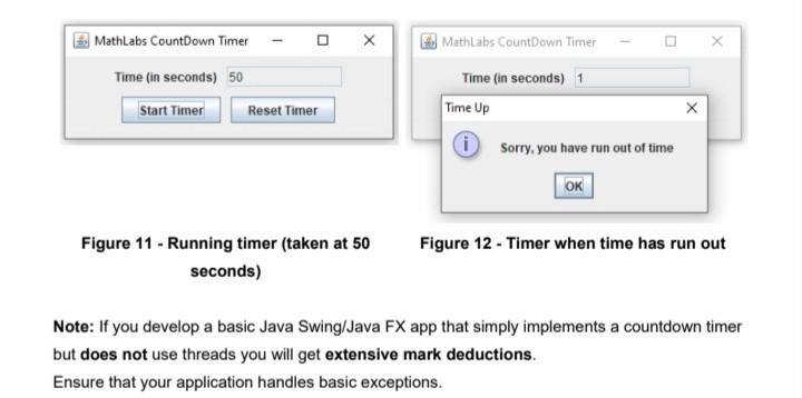 Solved MathLabs CountDown Timer MathLabs CountDown Timer | Chegg.com