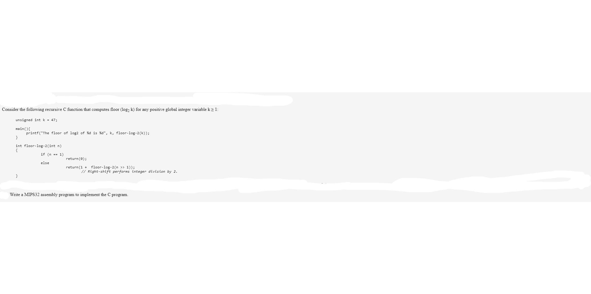 Solved Consider the following recursive C function that | Chegg.com Solved Consider the following recursive C function that | Chegg.com
