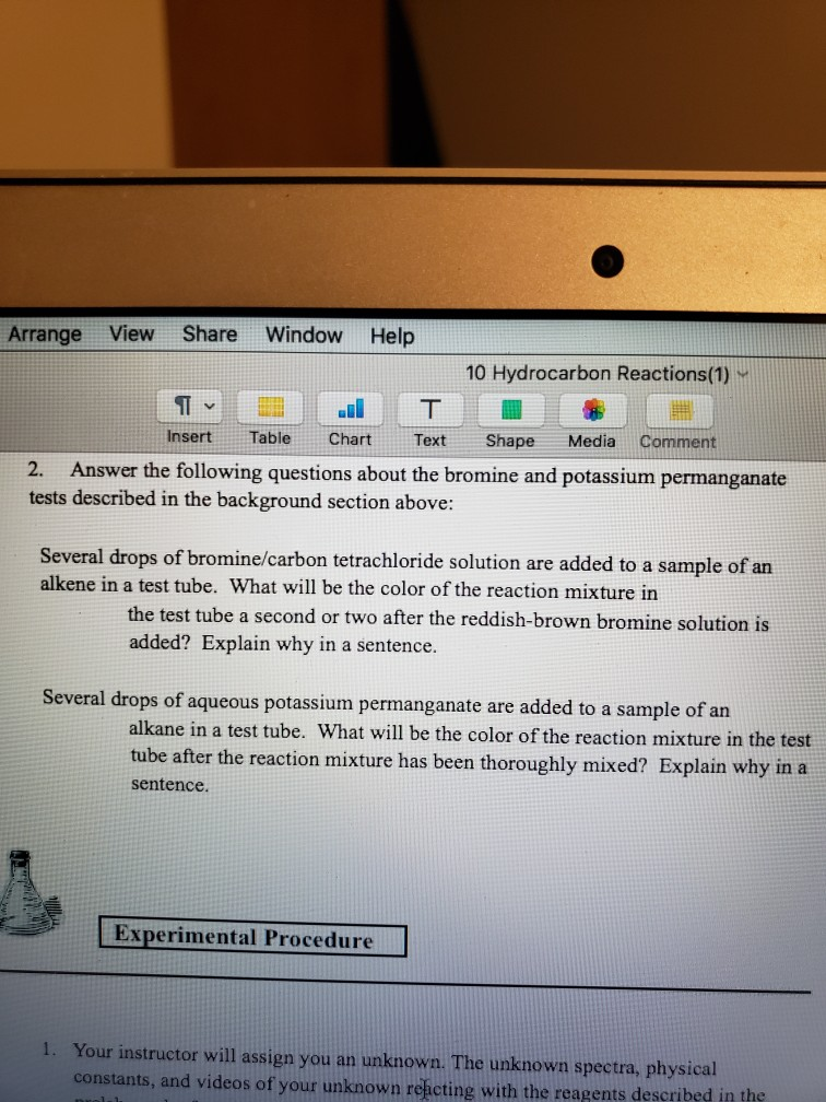 Solved Insert Format Arrange View Share Window Help 10 | Chegg.com