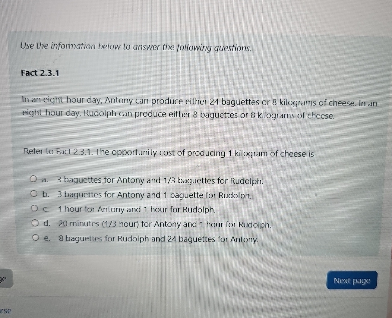 Solved Use the information below to answer the following | Chegg.com