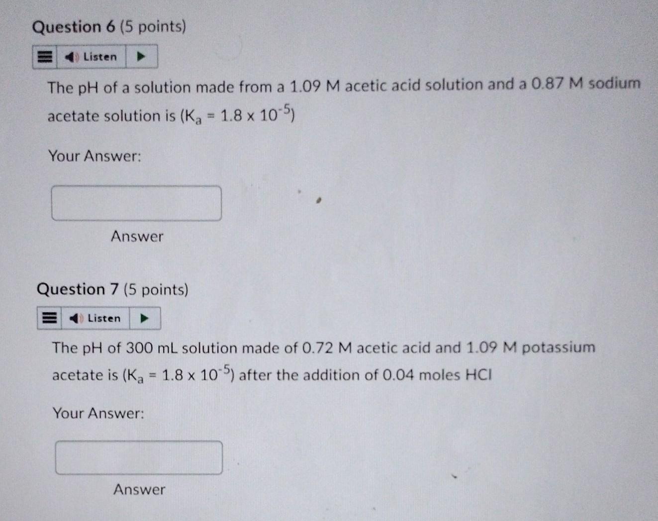 Solved Consider the following buffer system: 0.93MH2CO3 and | Chegg.com