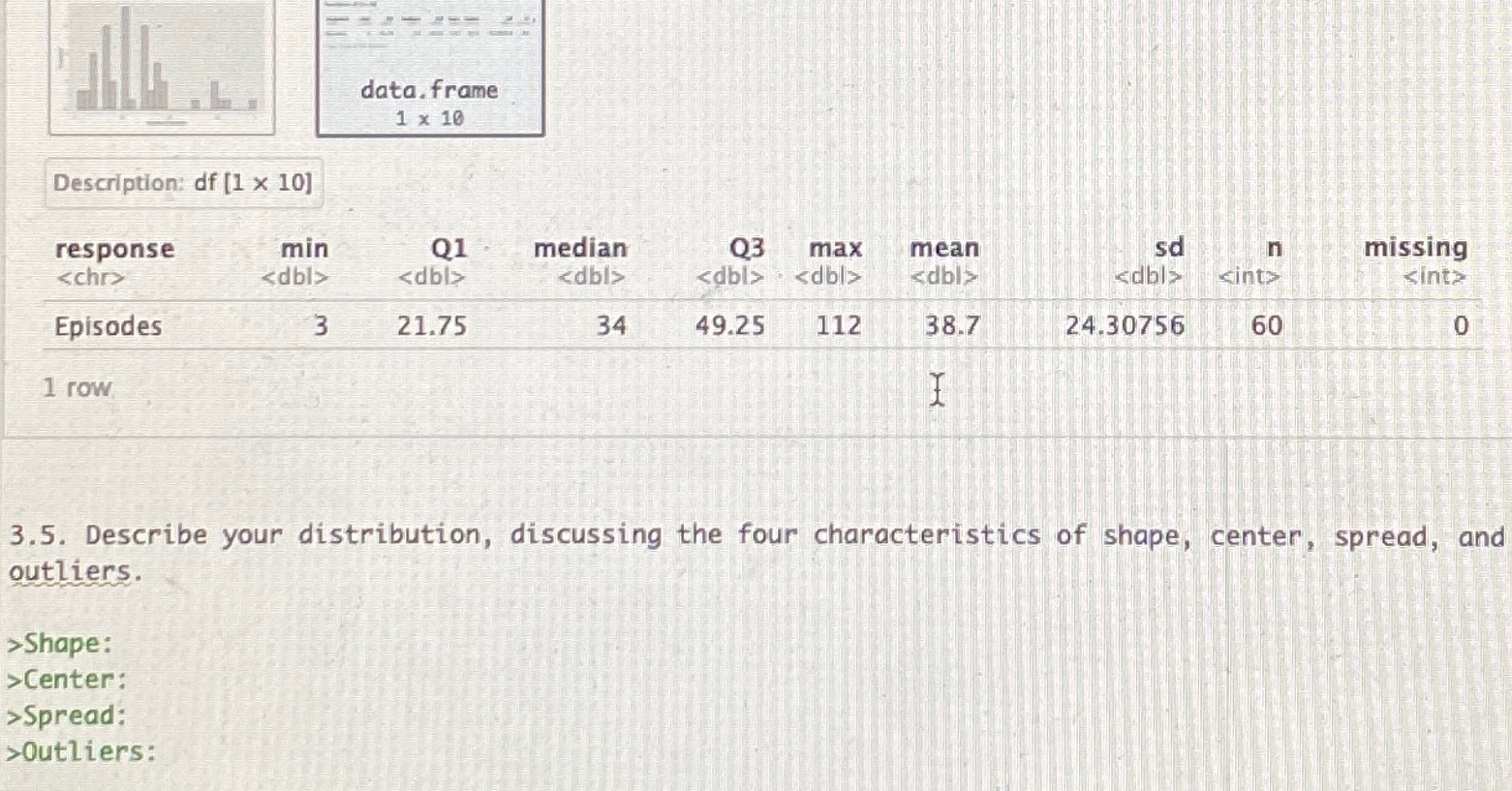 Solved Describe 4 ﻿measures of spread using graphs | Chegg.com