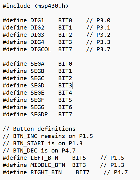 Solved Write register level C code fore the MSP430FR6989 ﻿to | Chegg.com