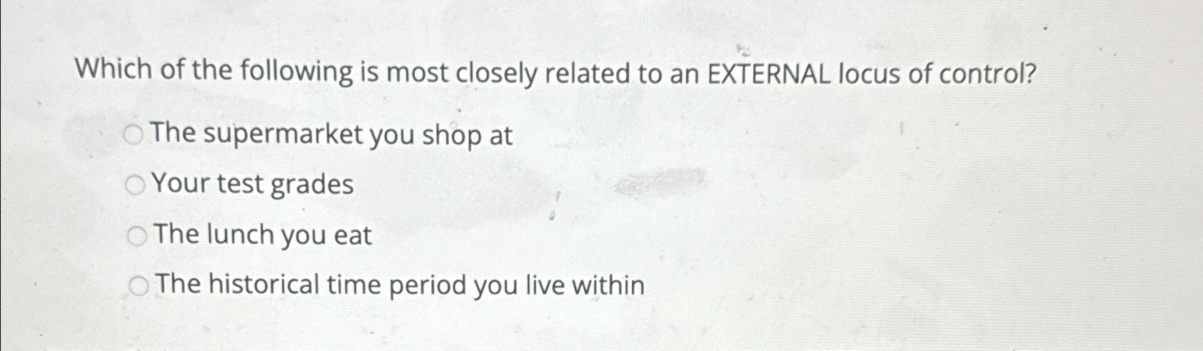 Solved Which of the following is most closely related to an | Chegg.com