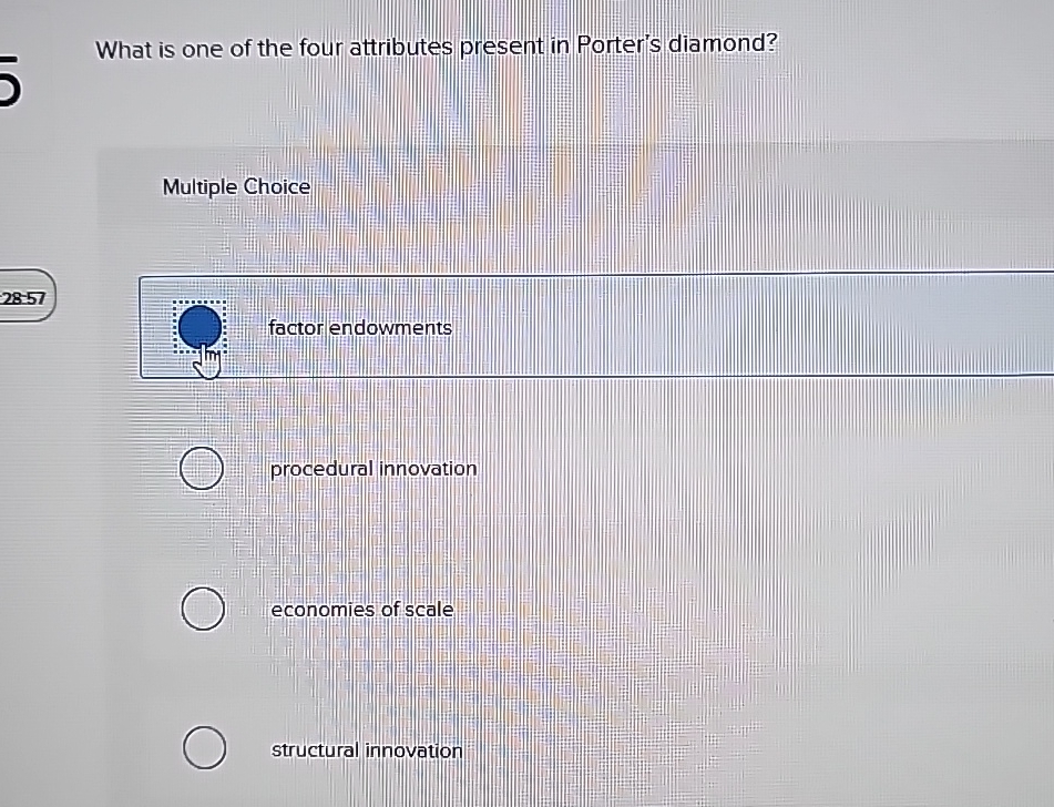 Solved What is one of the four attributes present in | Chegg.com